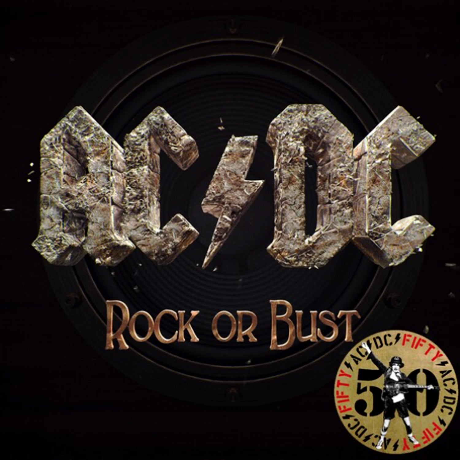 Ac/Dc - (2014) Rock Or Bust (Vinyl 50th Anniversary 180 g Gold Vinyl ...